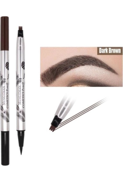 Mujgan Çift Uçlu Kaş Boyama Kalemi Koyu Kahve Mujgan Çift Uçlu Kaş Boyama Kalemi Koyu Kahve