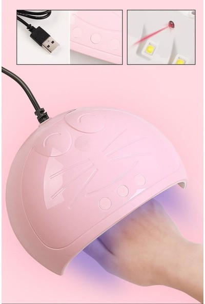 Mujgan Oje Kurutucu Makine Pembe Mujgan