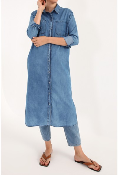 ALLDAY Denim Gömlek Tunik