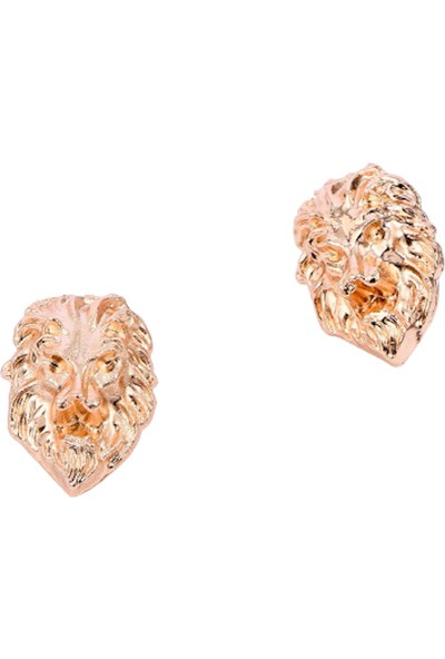 Fashion Moon Aslan Baş Yaka Iğnesi Broş