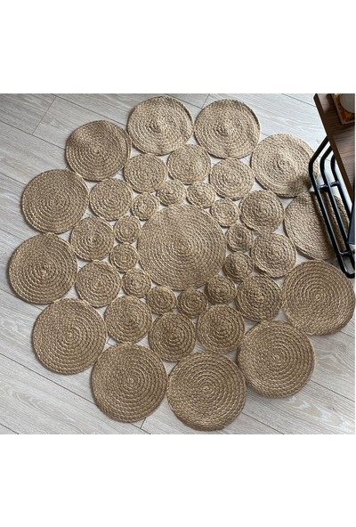 Gardenya Oslo 05 Doğal Jüt Halı Hasır Kilim
