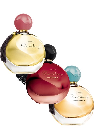Avon Far Away Far Away Royale ve Far Away Infinity Kadın Parfüm Paketi 150 ml Avon Far Away Far Away Royale ve Far Away Infinity Kadın Parfüm Paketi 150 ml