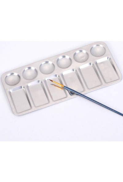 Vox PEM-D18 Dikdörtgen Godeli Metal Palet 11 x 23 cm