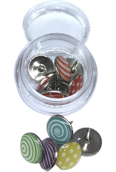 Vox Renkli Pano Pin Raptiye 12'li