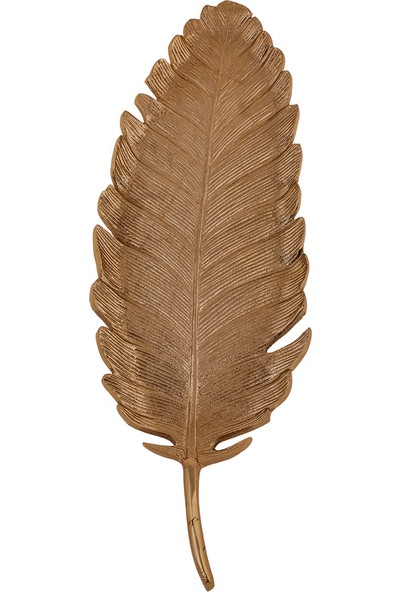 Karaca Leaf Gold Dekoratif Tabak 40X13CM