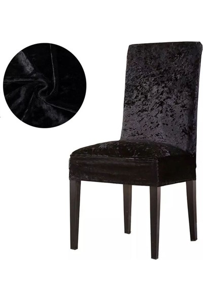 Modanilya Pamuklu Kadife Sandalye Kılıfı Likralı Lastikli Tekli Sandalye Örtüsü Modanilya Pamuklu Kadife Sandalye Kılıfı Likralı Lastikli Tekli Sandalye Örtüsü