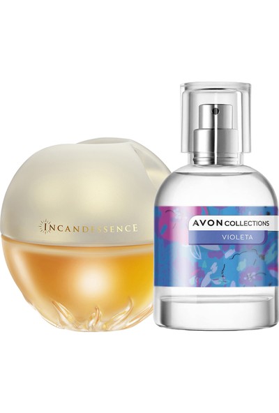 Avon Incandessence ve Collections Violeta Kadın Parfüm Paketi Avon Incandessence ve Collections Violeta Kadın Parfüm Paketi