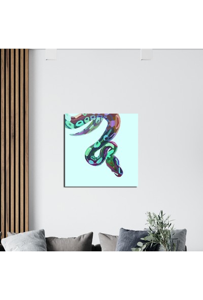 Mrv Dekor Yılan Cam Tablo Temperli Cam