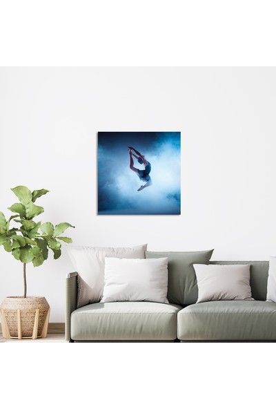 Mrv Dekor Danscı Kız Cam Tablo Temperli Cam