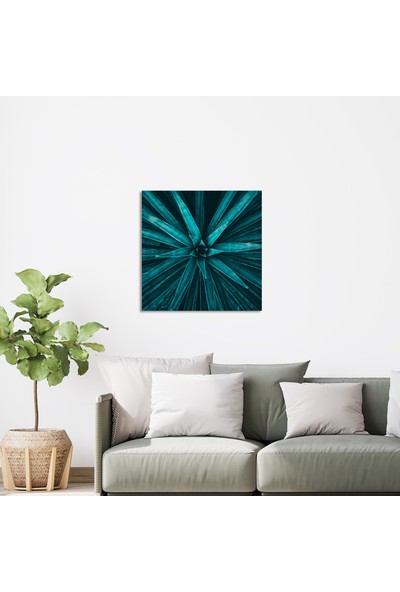 Mrv Dekor Çimenler Cam Tablo Temperli Cam