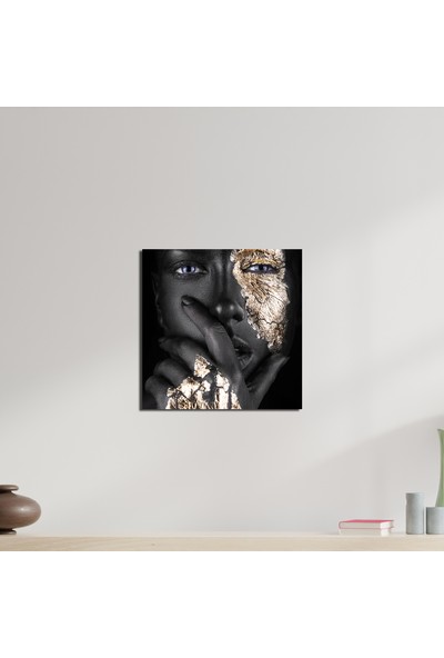 Mrv Dekor Kadın Cam Tablo Temperli Cam