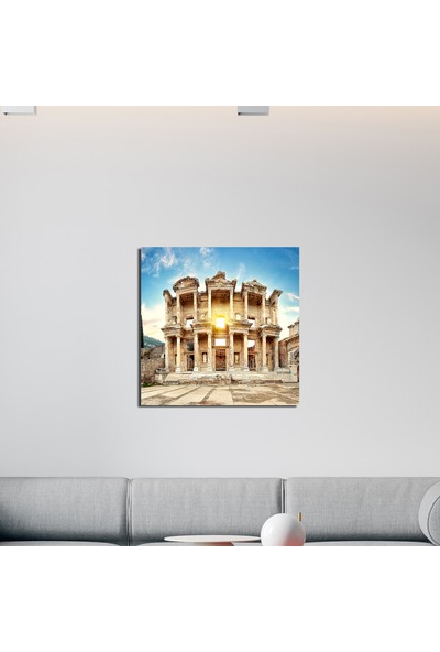 Mrv Dekor Efes Antik Kenti Cam Tablo Temperli Cam