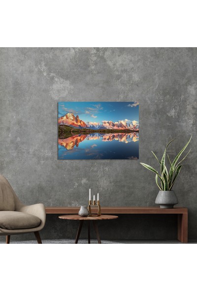 Mrv Dekor Doğa Manzaralı Cam Tablo Temperli Cam