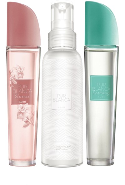 Avon Pur Blanca Pur Blanca Harmony Kadın Parfüm ve Pur Blanca Vücut Spreyi Paketi 200 ml Avon Pur Blanca Pur Blanca Harmony Kadın Parfüm ve Pur Blanca Vücut Spreyi Paketi 200 ml