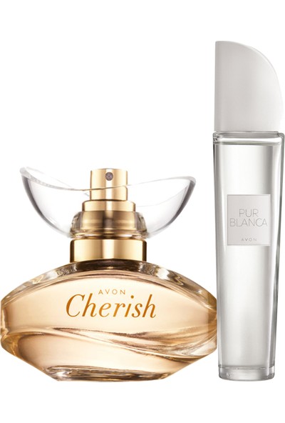 Avon Pur Blanca ve Cherish Kadın Parfüm PAKETI100 ml Avon Pur Blanca ve Cherish Kadın Parfüm PAKETI100 ml