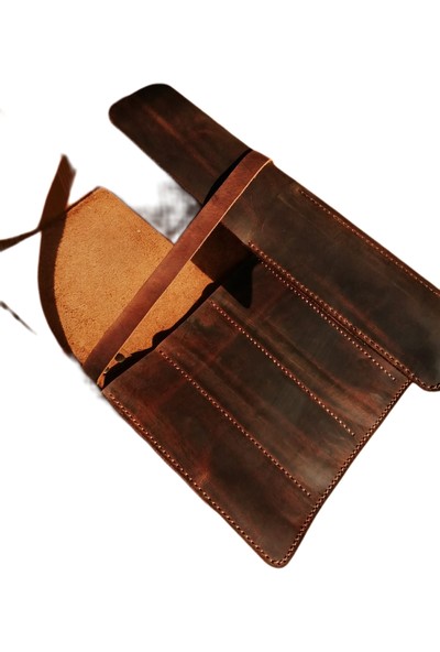 Holygrail El Yapımı Hakiki Deri 6'lı Bıçak Kılıfı