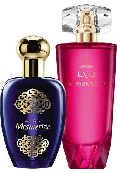 Avon Mesmerize ve Eve Embrace Kadın Parfüm Paketi 100 ml Avon Mesmerize ve Eve Embrace Kadın Parfüm Paketi 100 ml