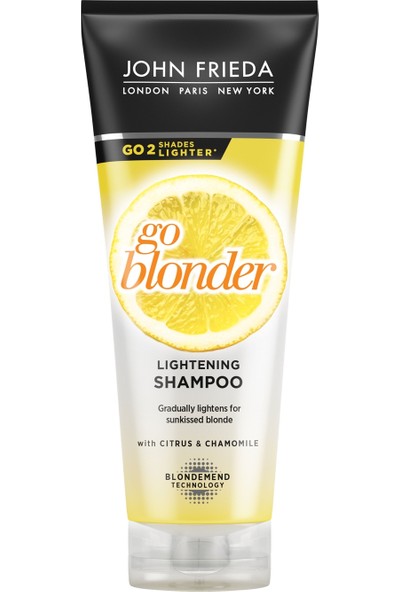 John Frieda Sarı Saçlara Özel Işıltı Veren Şampuan 250 ml