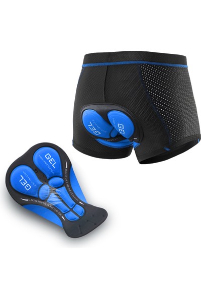 Cikrilan Erkek Sıkıştırma Sıkı Bisiklet Şort (Yurt Dışından)