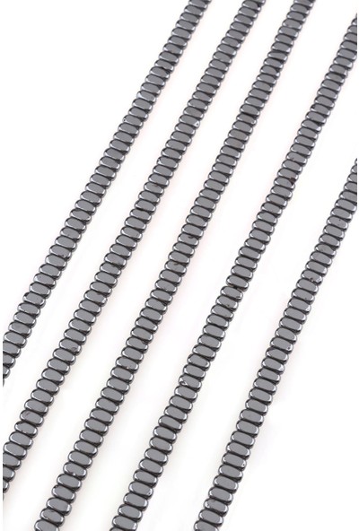 Dünya Doğal Taş 6x3 mm Hematit Dizi Doğaltaş - DZ3591