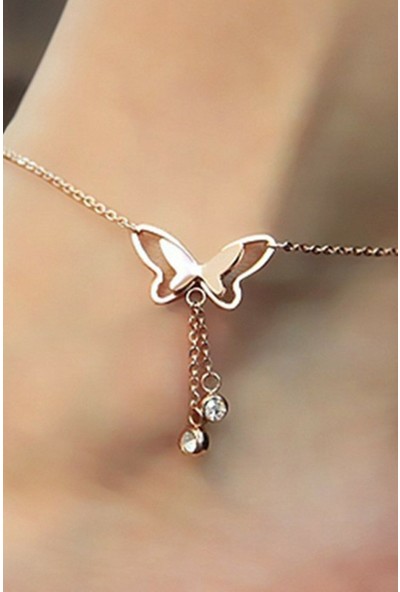 Sortie AccessoriesÇelik Kelebek Figürlü Halhal 001