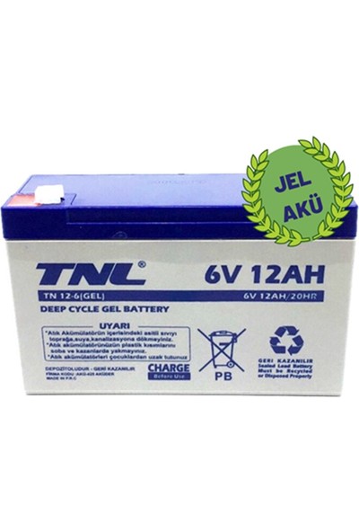 Tnl 6V 12AH Jel Akü Tnl 6V 12AH Jel Akü