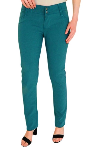 Eflatun Kadın Pantolon Kanvas BGL-ST01435