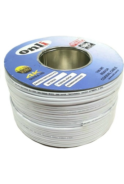 Onli Rg-U4 Ccs Mini Twin Çiftli Anten Kablosu - 300M Onli Rg-U4 Ccs Mini Twin Çiftli Anten Kablosu - 300M