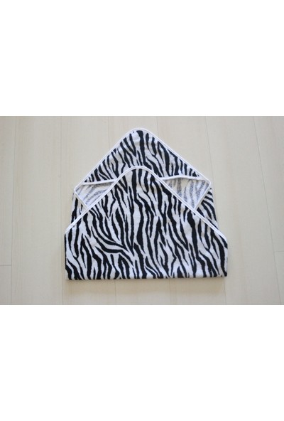 Ender Home Bebek Kundağı Baskılı Yeni Doğan Bebek Banyo Havlusu Bukle Kundak