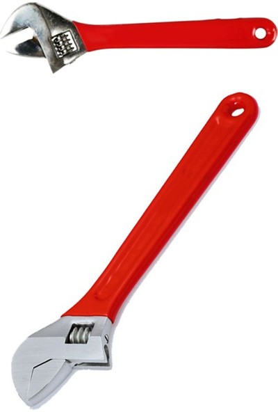 8'' Inç 200 mm Izoleli Kurbağacık Ingiliz Anahtarı 8'' Inç 200 mm Izoleli Kurbağacık Ingiliz Anahtarı