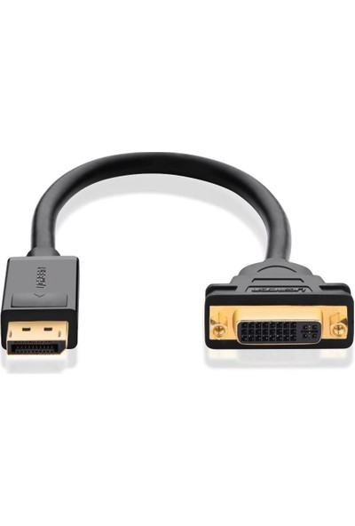 Ugreen DisplayPort Erkek to DVI 24+5 Erkek Çevirici Dönüştürücü 15 CM Ugreen DisplayPort Erkek to DVI 24+5 Erkek Çevirici Dönüştürücü 15 CM