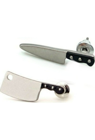 Takıconcept Bıçak ve Satır Paslanmaz Çelik Masterchef Küpe Takıconcept Bıçak ve Satır Paslanmaz Çelik Masterchef Küpe