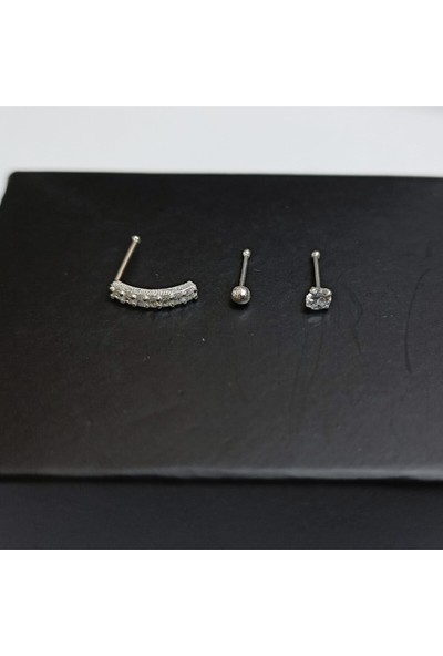 Takıconcept 925 Ayar Gümüş Hızma Set 3'lü