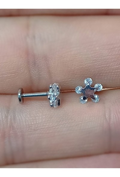 Takıconcept Unisex Tragus Helix Kulak Piercing