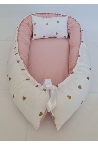 Babynest Dünyası Kalp Desen Pudra Babynest Bebek Yuvası Babynest Dünyası Kalp Desen Pudra Babynest Bebek Yuvası