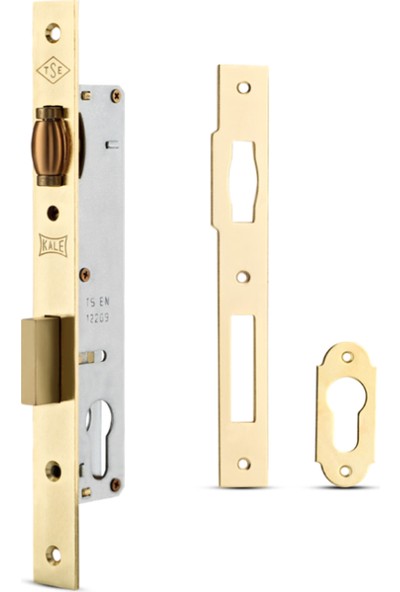 Kale 155U Silindirli Gömme Kilit (Dar Tip.) 25 mm Nikel