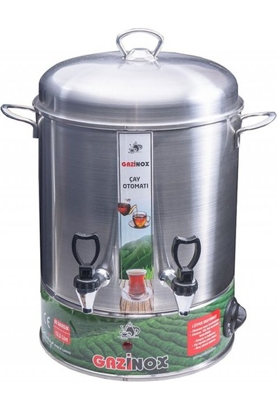 Gazinox 80 Bardak Metal Musluk Çay Makinası & Semaveri Gazinox 80 Bardak Metal Musluk Çay Makinası & Semaveri