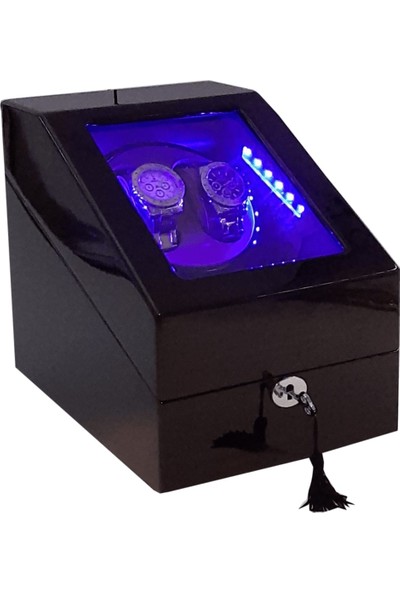 Standmarket LED Işık Sistemli Otomatik Saat Kurma Kutusu 2+3 Standmarket LED Işık Sistemli Otomatik Saat Kurma Kutusu 2+3