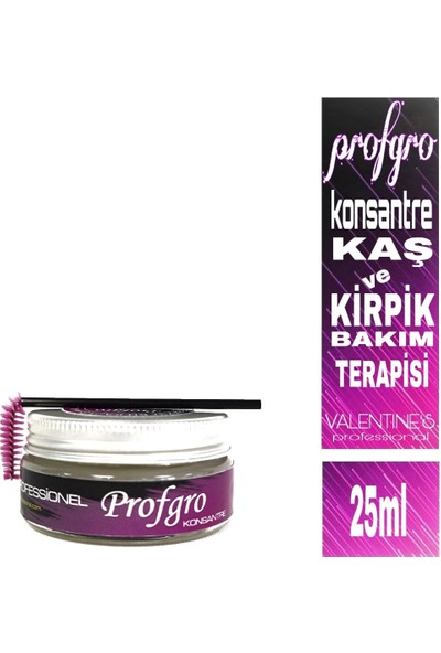 Valentines Profgro Konsantre Kaş ve Kirpik Bakım Kremi Valentines Profgro Konsantre Kaş ve Kirpik Bakım Kremi