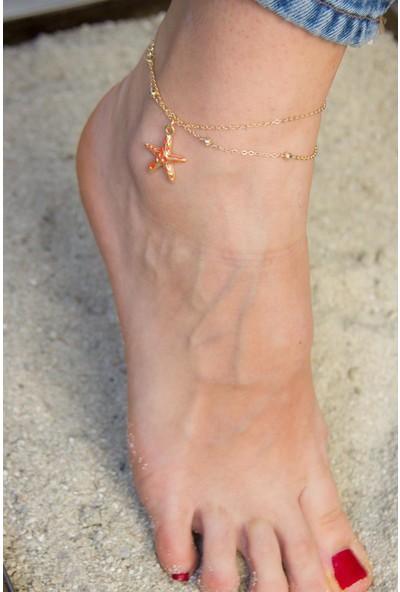 Modex Gold Neon Yıldız Figürlü Halhal Modex Gold Neon Yıldız Figürlü Halhal