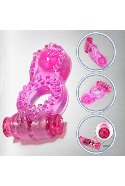 Partner Titreşimli Pembe Klitoral Vibrasyon Ekstra Uyarıcılı Penis Halkası Partner Titreşimli Pembe Klitoral Vibrasyon Ekstra Uyarıcılı Penis Halkası