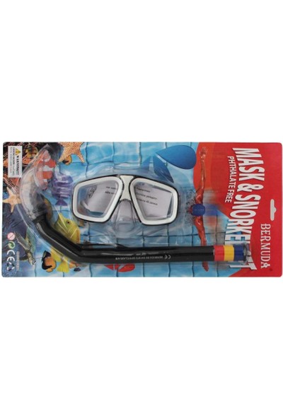 Bermuda Phthalate Free Maske Şnorkel Set
