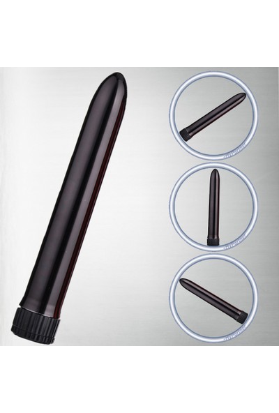 Partner Mermi Tipi Siyah Mastürbatör Vibratör