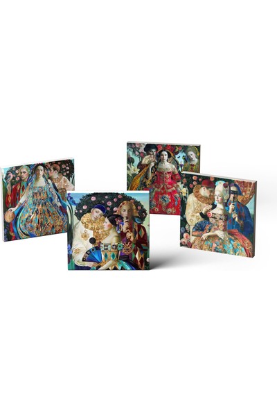 Cupgel Doğal Taş Baskılı Bardak Altlığı Pop Art Resim Cupgel Doğal Taş Baskılı Bardak Altlığı Pop Art Resim