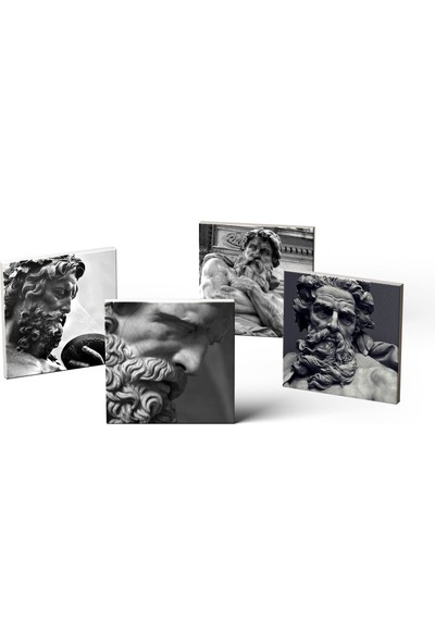 Cupgel Doğal Taş Baskılı Bardak Altlığı Zeus Cupgel Doğal Taş Baskılı Bardak Altlığı Zeus