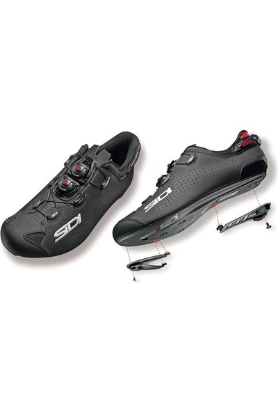 Sidi Shot2 Siyah Yol Ayakkabısı Siyah-41.5 Sidi Shot2 Siyah Yol Ayakkabısı Siyah-41.5