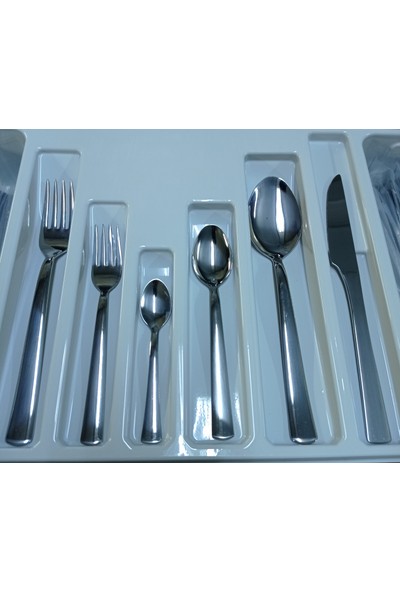 Kardelen 12 Kişilik Zümrüt 72 Parça Kaşık Çatal Bıçak Seti