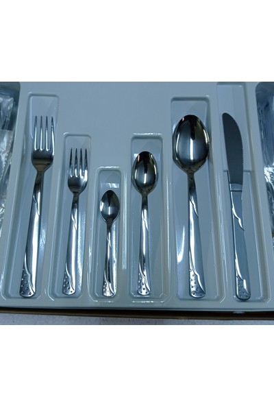 Kardelen 12 Kişlik Yıldız 72 Parça Kaşık Çatal Bıçak Seti Kardelen 12 Kişlik Yıldız 72 Parça Kaşık Çatal Bıçak Seti