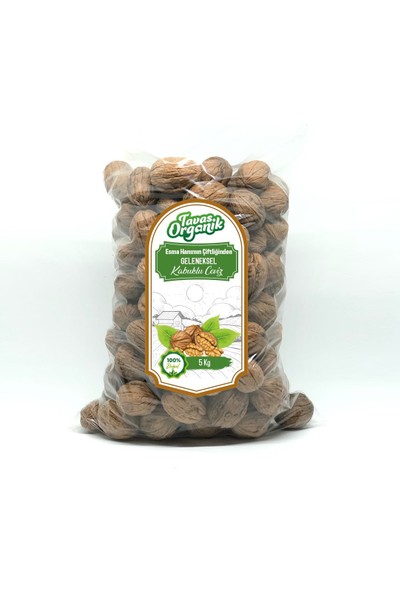 Tavas Organik Organik Kabuklu Ceviz - 5 kg Tavas Organik Organik Kabuklu Ceviz - 5 kg