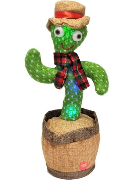 Konuşan Dans Eden Şarkı Söyleyen Kaktüs Müzikli Işıklı Peluş Oyuncak Cactus Konuşan Dans Eden Şarkı Söyleyen Kaktüs Müzikli Işıklı Peluş Oyuncak Cactus